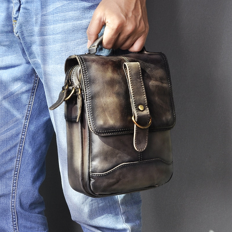 Premium Leather Shoulder Bag for Men - Leatherya